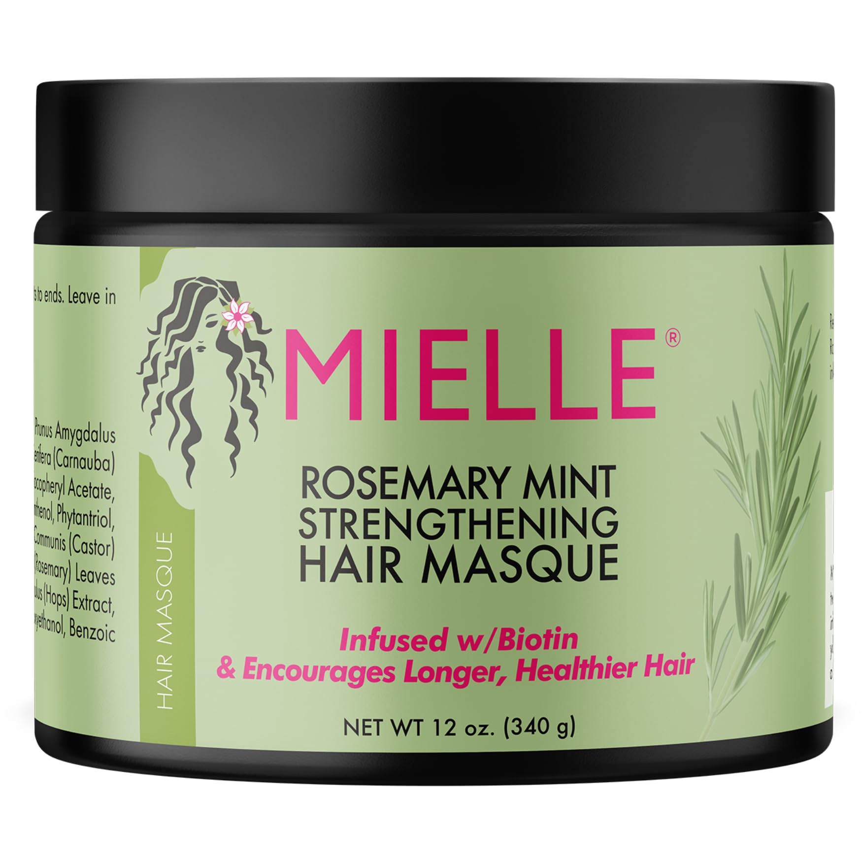 Mielle Masque Capillaire Fortifiant Romarin Menthe 340g – Afro Metis